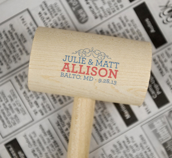 Personalized Color Crab Mallets - Bay Imprint Since 1981