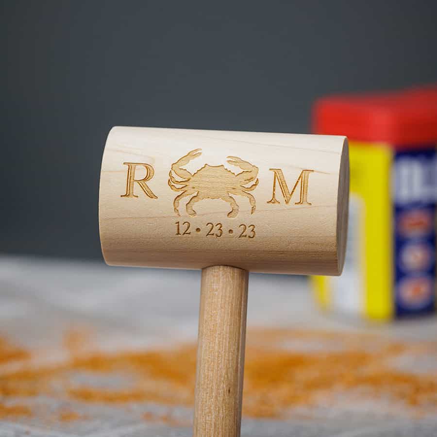 Engraved Crab Mallets - Bay Imprint Since 1981